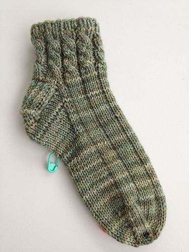 Ravelry: Entwined House Socks for Ladies pattern by Margaret MacInnis