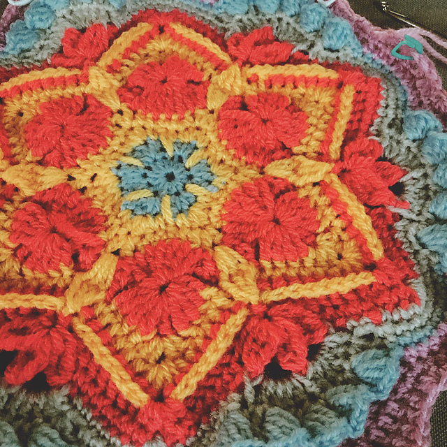 Ravelry: chitza's Cosmic CAL stashbuster blanket