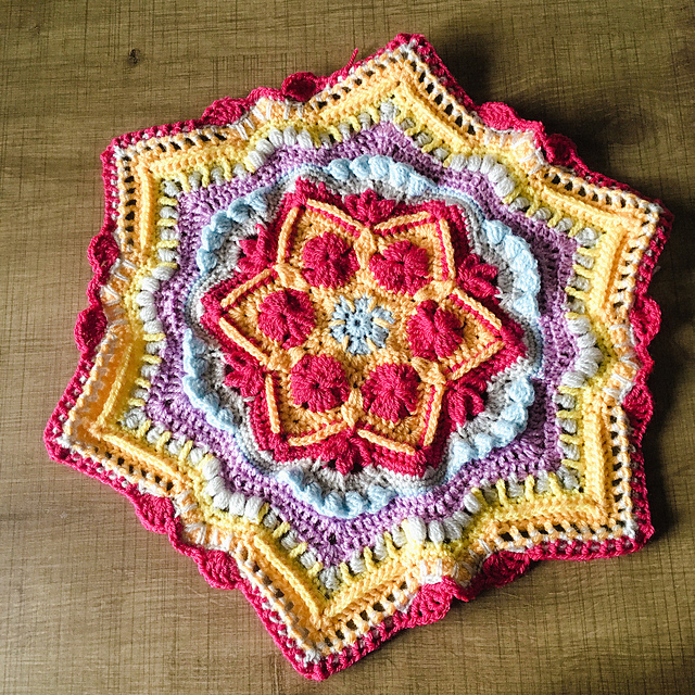 Ravelry: chitza's Cosmic CAL stashbuster blanket