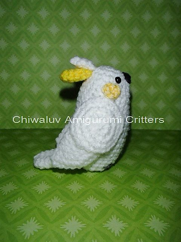 Ravelry: Mini Cockatoo pattern by Chiwaluv Amigurumi Critters
