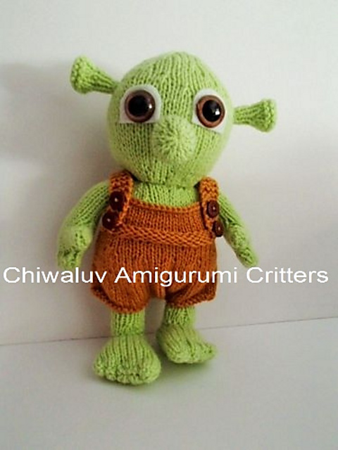 Ravelry: Shrek Toddler pattern by Chiwaluv Amigurumi Critters