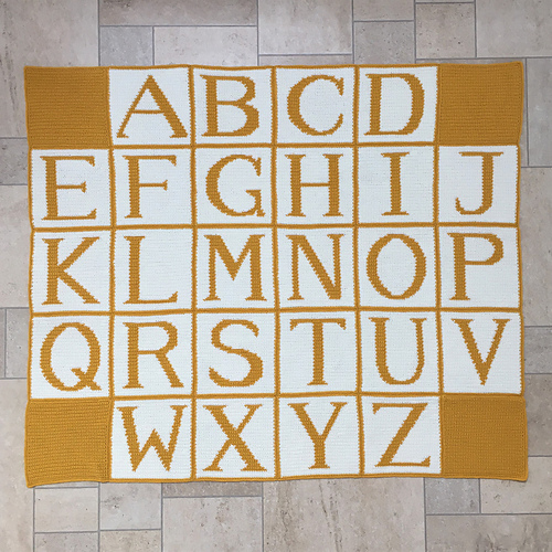 Ravelry: Alphabet Blanket pattern by Chloe Bailey