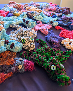 Ravelry: Scrap yarn micro dragon pattern by Chloe Crochet 222