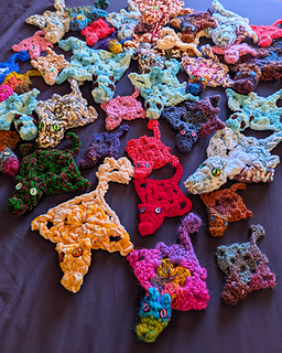 Ravelry: Scrap yarn micro dragon pattern by Chloe Crochet 222