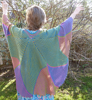 Ravelry: chrisfourfalcon's Illusion curlicue shawl