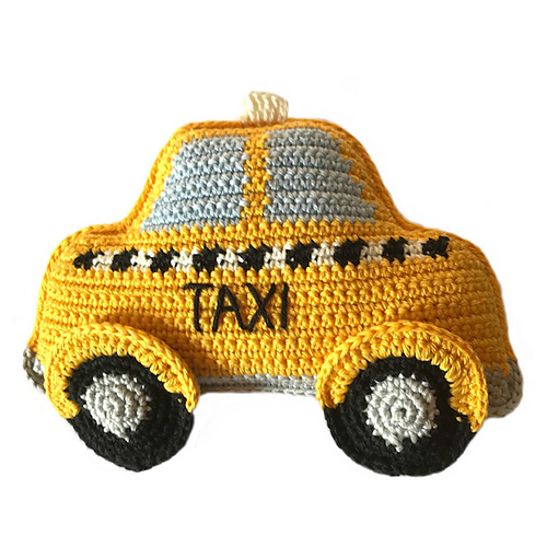 Ravelry: Taxi Cab & Police Car pattern by Christel Krukkert