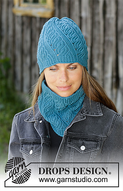 Ravelry: 192-14 a Winter Twist Hat pattern by DROPS design