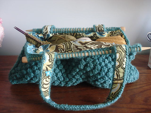 Ravelry: Knitting Needle Knitting Bag pattern by Pam Allen