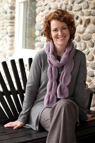 Ravelry: Ruched Scarf & Wrap pattern by Churchmouse Yarns and Teas