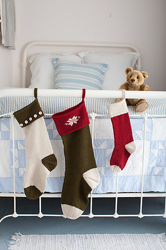 Ravelry: Basic Christmas Stockings pattern by Churchmouse Yarns and Teas