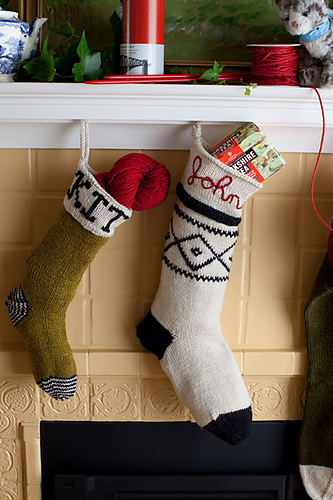 Ravelry: Basic Christmas Stockings pattern by Churchmouse Yarns and Teas