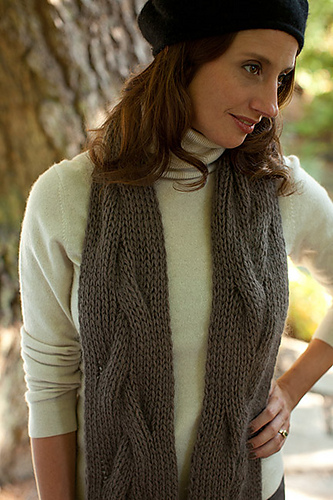 Ravelry: Reversible Cable Neck Wrap & Scarf pattern by Churchmouse ...