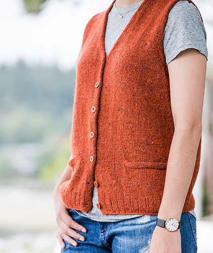 Ravelry: Library Vest pattern by Churchmouse Yarns and Teas
