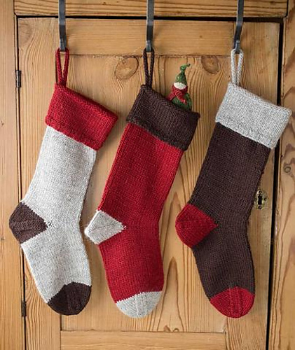 Ravelry: Basic Christmas Stockings pattern by Churchmouse Yarns and Teas