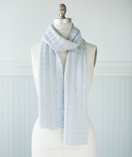 Ravelry: Geometric Scarf pattern by Churchmouse Yarns and Teas