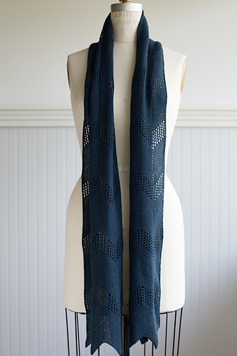 Ravelry: Chevron Lace Scarf pattern by Churchmouse Yarns and Teas