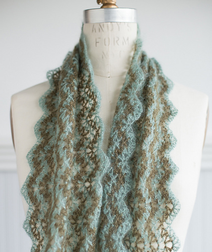 Ravelry: Vintage Crocheted Scarf pattern by Churchmouse Yarns and Teas
