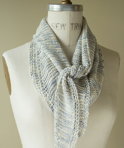 Ravelry: Simple Sideways Triangle Scarf pattern by Churchmouse Yarns ...
