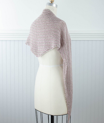 Ravelry: Easy Striped Triangle Scarf pattern by Churchmouse Yarns and Teas