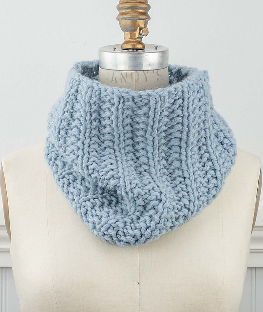 Ravelry: Quick Mistake Rib Cowl pattern by Churchmouse Yarns and Teas