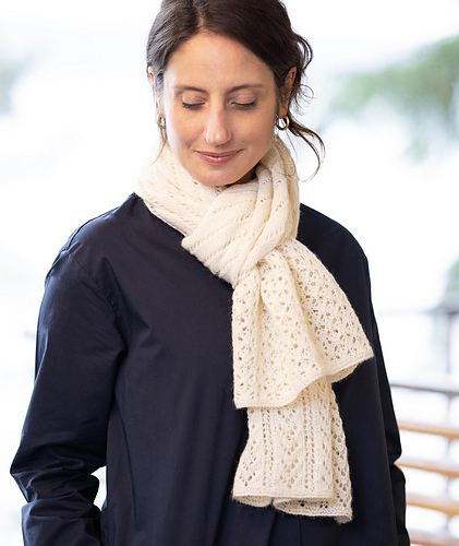 Ravelry: Lace Sampler Scarf pattern by Churchmouse Yarns and Teas