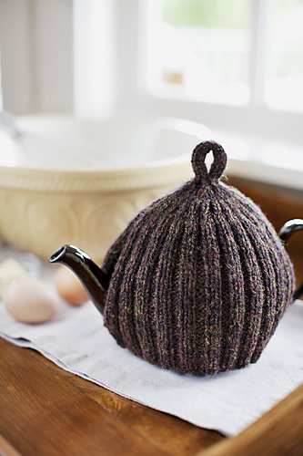 Ravelry: Ribbed & Ruffled Tea Cozies pattern by Churchmouse Yarns and Teas