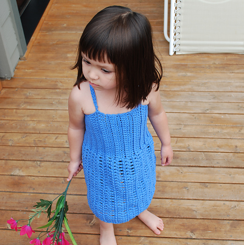 Ravelry: Bluebell- toddler's summer dress pattern by Chelan Ku