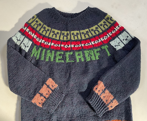 Ravelry: Minecraft sweater pattern by Ruta D.