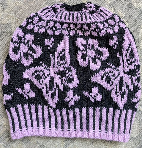 Ravelry: Butterfly Contemplation Hat pattern by Cierra K
