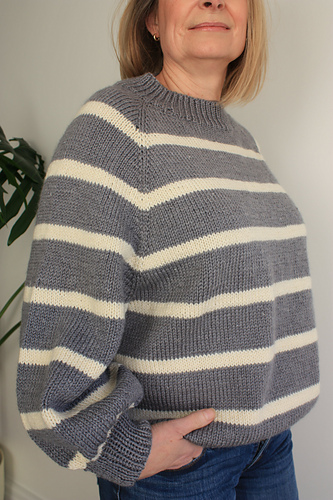 Ravelry: Stockholm Stripes Raglan Sweater pattern by KingAndEye
