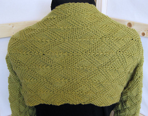 Ravelry: Mitred Square Shrug 015 pattern by Claire Crompton