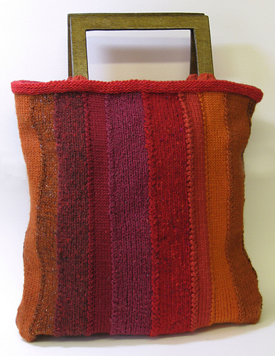 Ravelry: Panel Tote Bag pattern by Claire Crompton