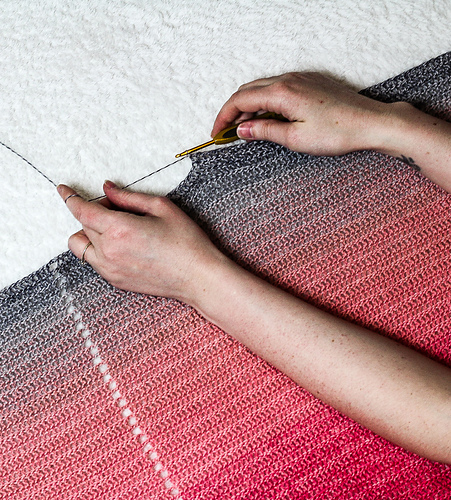 Ravelry: Bottom Up Shawl pattern by Clare M