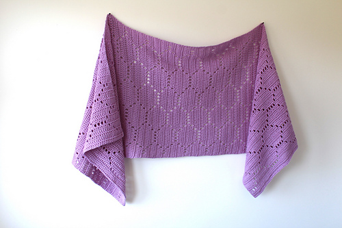 Ravelry: Hexie Sideways Shawl pattern by Clare M