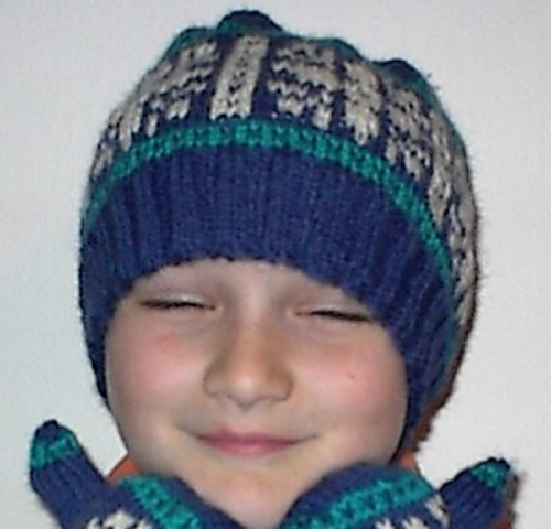 Ravelry: Norwegian Star Headband & Hat pattern by Geanie Ollman