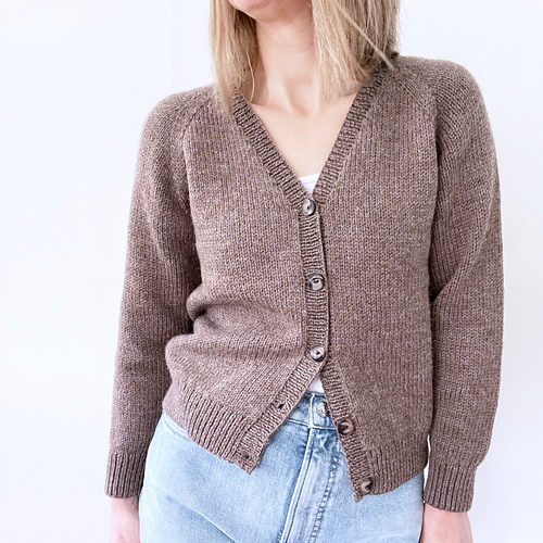 Ravelry: Basic V Neck Cardigan pattern by Cleome Smith