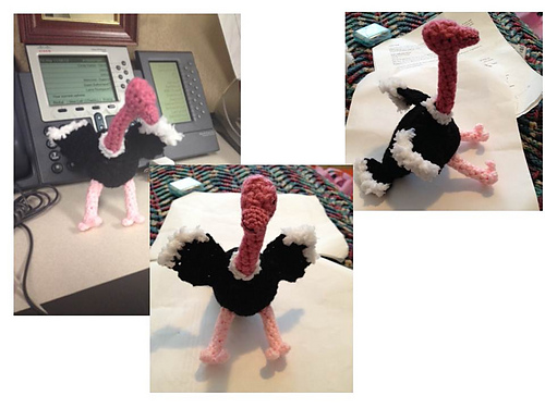 Ravelry: Ostrich pattern by Mad Crochet Scientist