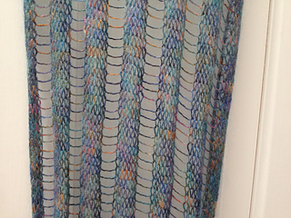 Ravelry: Ritratto Ladder Shawl pattern by Harpswell Harmony LLC