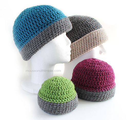 Ravelry: Binary Beanie Reversible Hat 9273 pattern by Carla Malcomb