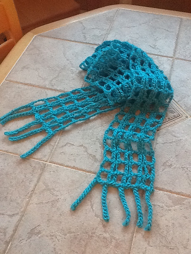 Ravelry: Off the Grid Scarf pattern by Marilyn Murphy