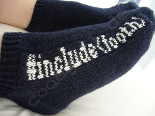 Ravelry: C-Programmer Sock Embroidery pattern by codegirl
