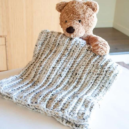 Ravelry: Textured Ridges Baby Blanket pattern by Suzanne Carlson
