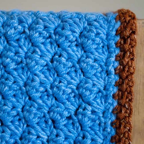Ravelry: Shades of Blue Baby Blanket pattern by Suzanne Carlson