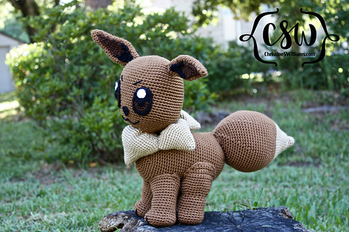 Ravelry: Life-size Eevee pattern by Christine Williams