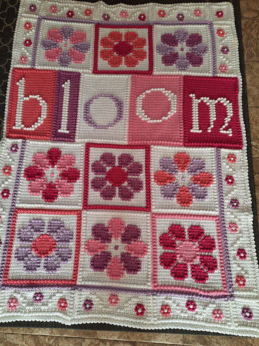 Ravelry: Bloom blanket pattern by Jody Pyott