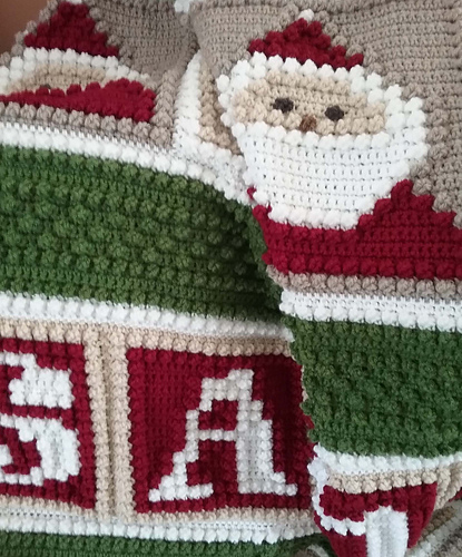 Ravelry: Santa blanket pattern by Jody Pyott