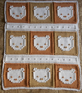 Ravelry: BEAR blanket pattern by Jody Pyott
