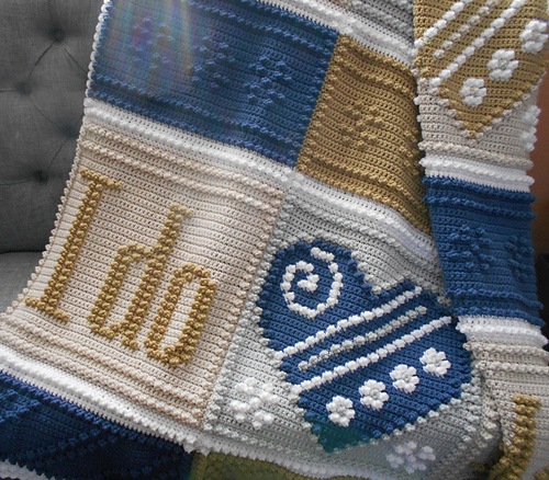 Ravelry: I DO blanket pattern by Jody Pyott