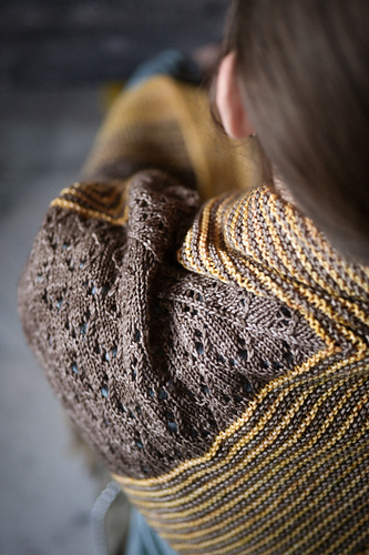 Ravelry: SEPIA SHAWL pattern by Comfort Zone Knits