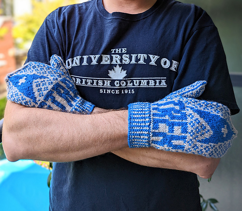 Ravelry: Starfleet Medical Mittens pattern by Tami Lin